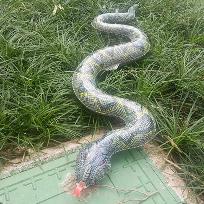 Inflatable Snake Fake Snake Animal PVC Swimming Nature Gift Reptile ...