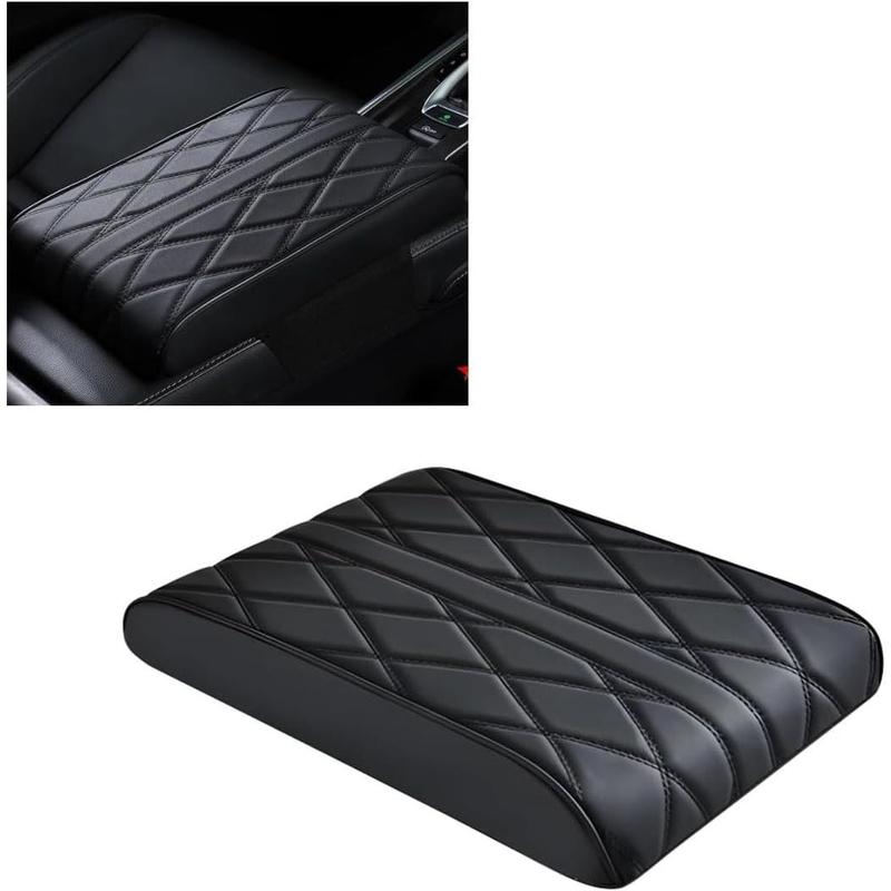 Car Center Console Cover Pad, Leather Auto Console Arm Rest Cover ...