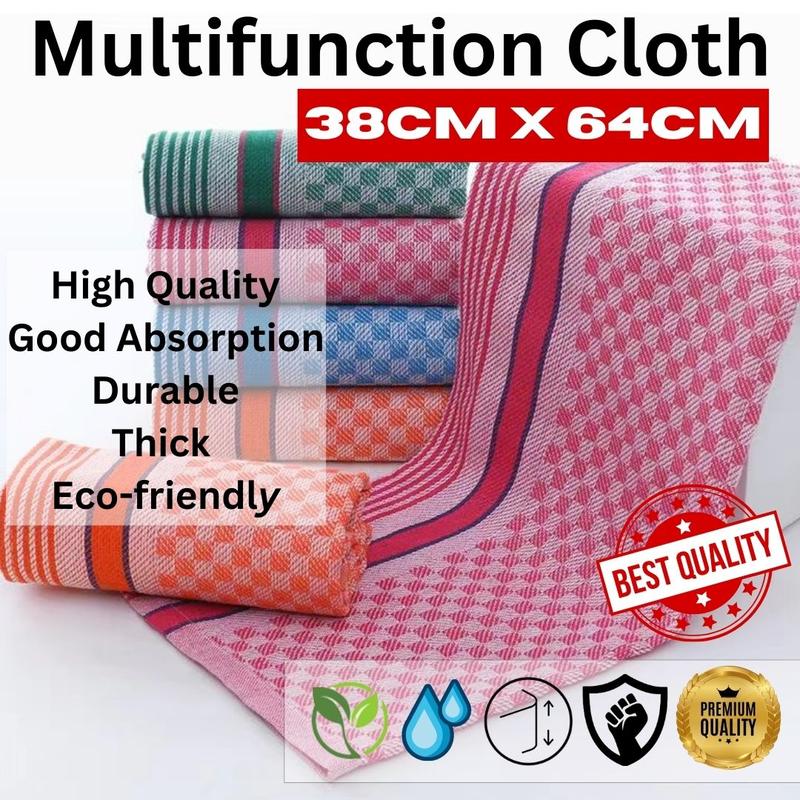 Tuala Dapur/ Kain/ Lap Dapur Pinggan / Yarn Dyed Cotton Chec - TikTok ...
