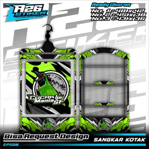 Stiker Decal Sangkar Burung kotak, kosan, koper, Kacer, Pleci, Cucak ...