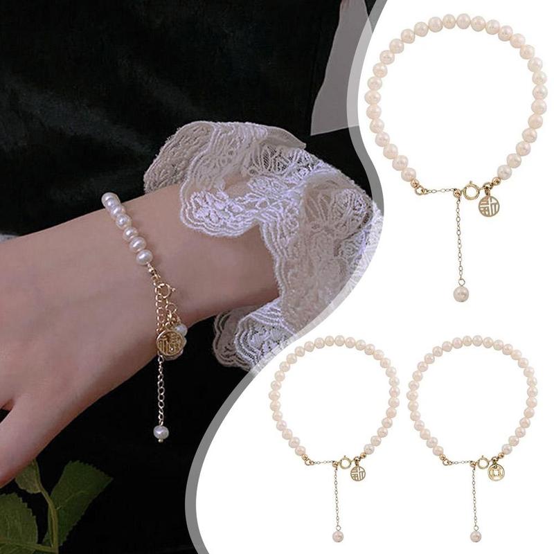Gelang Tangan Vintaj Perancis, Rekaan Butang, Fesyen Ringkas, Sesuai ...