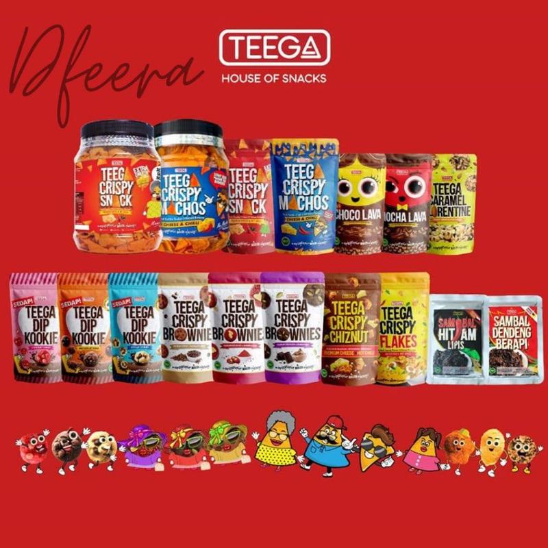 TEEGA All Product Cheese Crispy Snack 200g, 130g, 25g, Mama, - TikTok ...