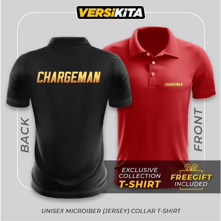 CHARGEMAN Jersey Collar Short Sleeves T-Shirt / Microfiber / Work ...
