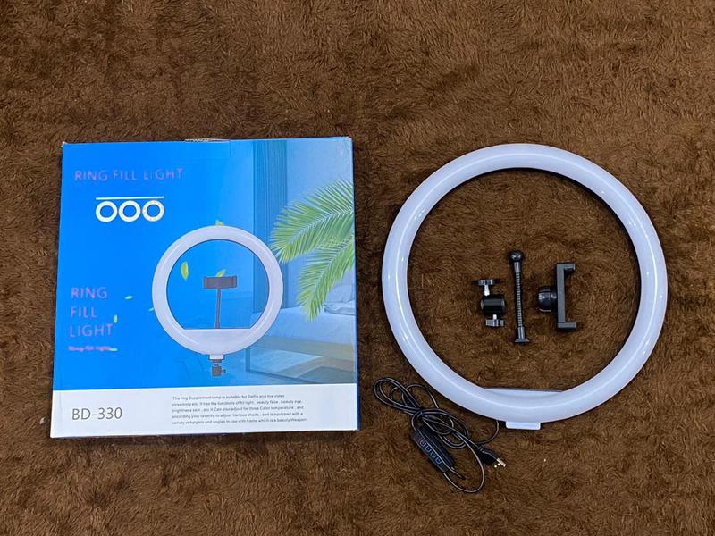 Ringlight 33CM Ring Light Lampu Selfie besar LED Holder Tiktok - Shop ...