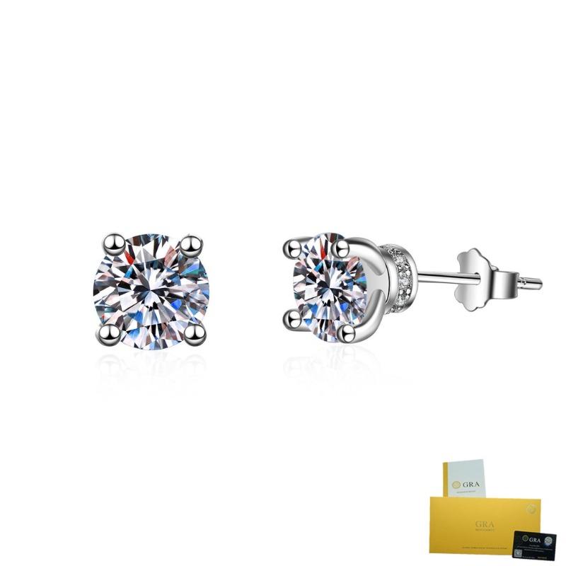 Anting-anting Putih, Reka Bentuk Ringkas, Elegan Klasik, Anting-anting ...