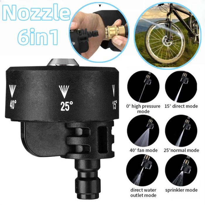 Promo 6 in 1 Nozzle Sprayer Jet Cleaner / Nozle adjustable jet cleaner ...
