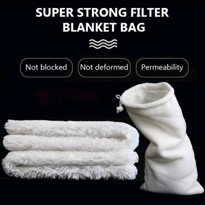 FILTER COTTON BLANCET BAG FILTER SOCK SUMP media filter - Shop | Tokopedia