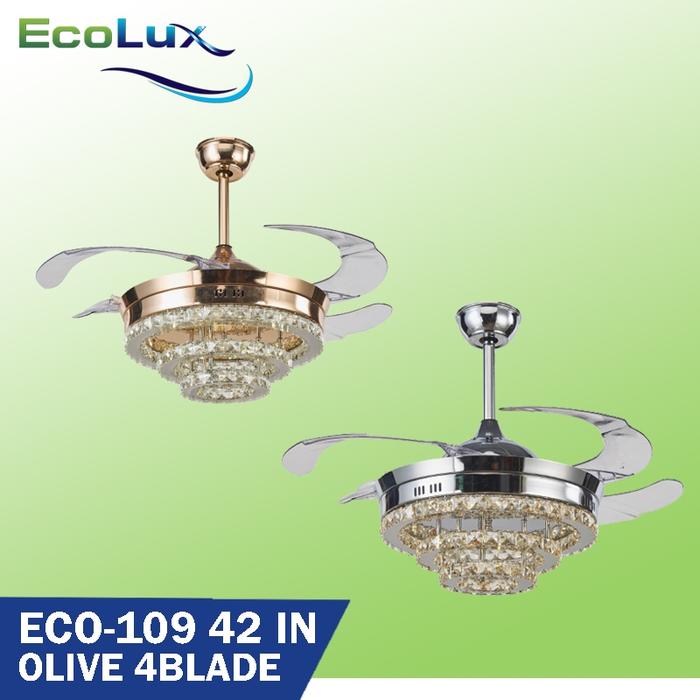 Jual Ecolux ceilling fan / Kipas Angin Lampu Hias Gantung / Eco-109 ...