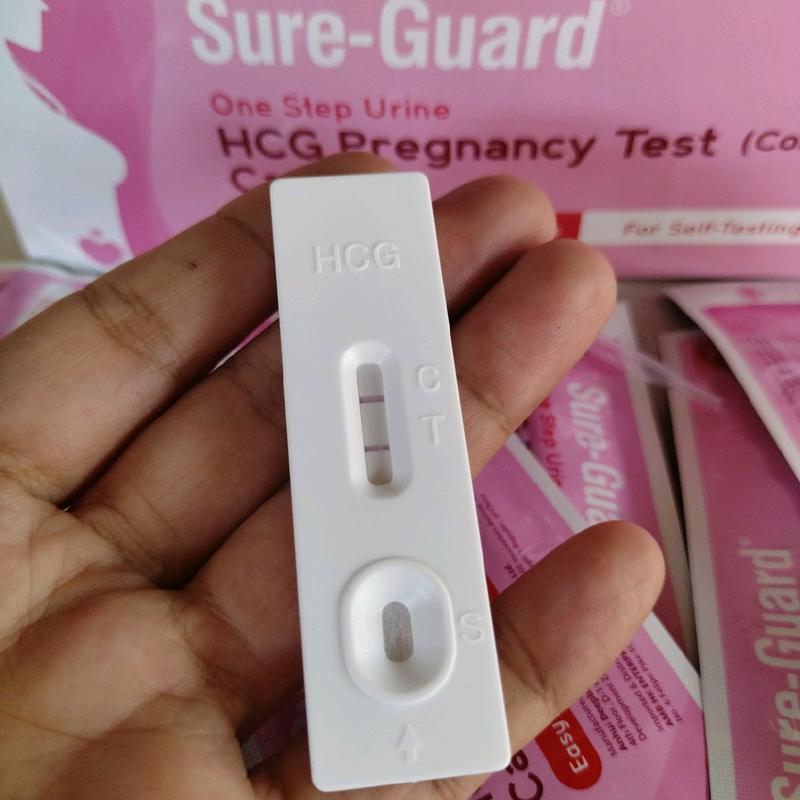 Sureguard Prank pregnancy test PT CASSETTE positive result Early ...