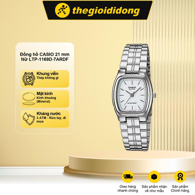 Đồng hồ CASIO 21 mm Nữ LTP-1169D-7ARDF - TikTok Shop Vietnam
