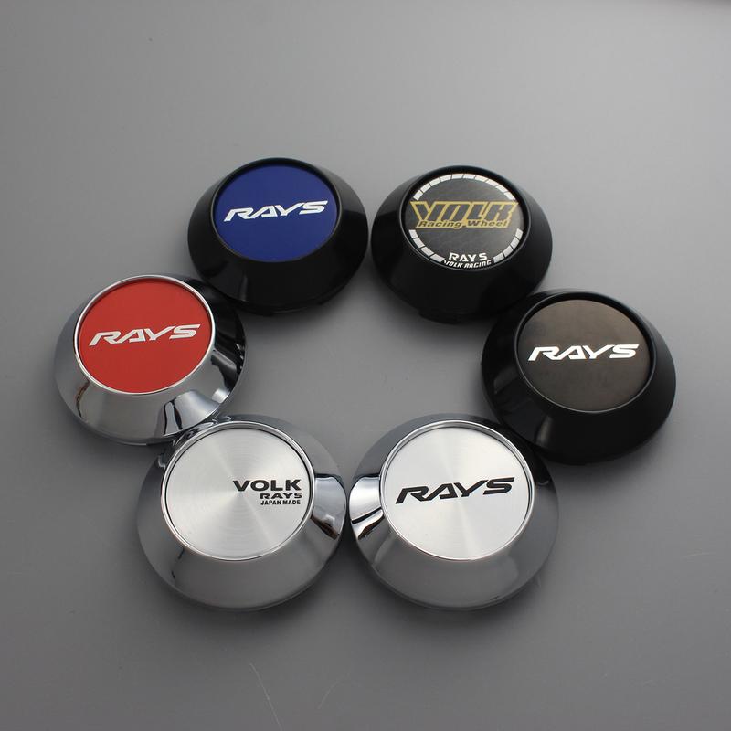 68mm/2.67 in car styling wheel cover cap volk sticker emblem rim center ...