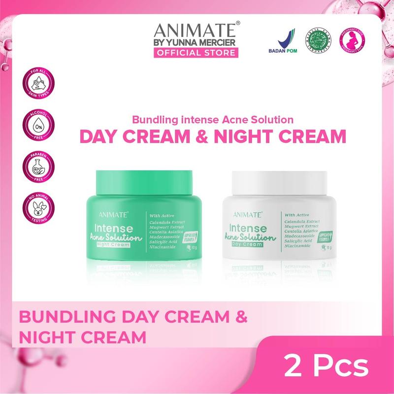 Bundling Animate Intense Acne Solution Day Cream & Night Cream - Shop ...