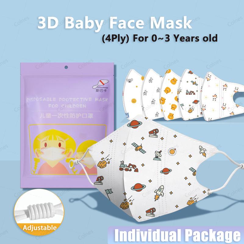 Topeng Bayi 3D, 50Pcs, Topeng Muka Bernafas 4 Lapis, untuk 0 - TikTok ...