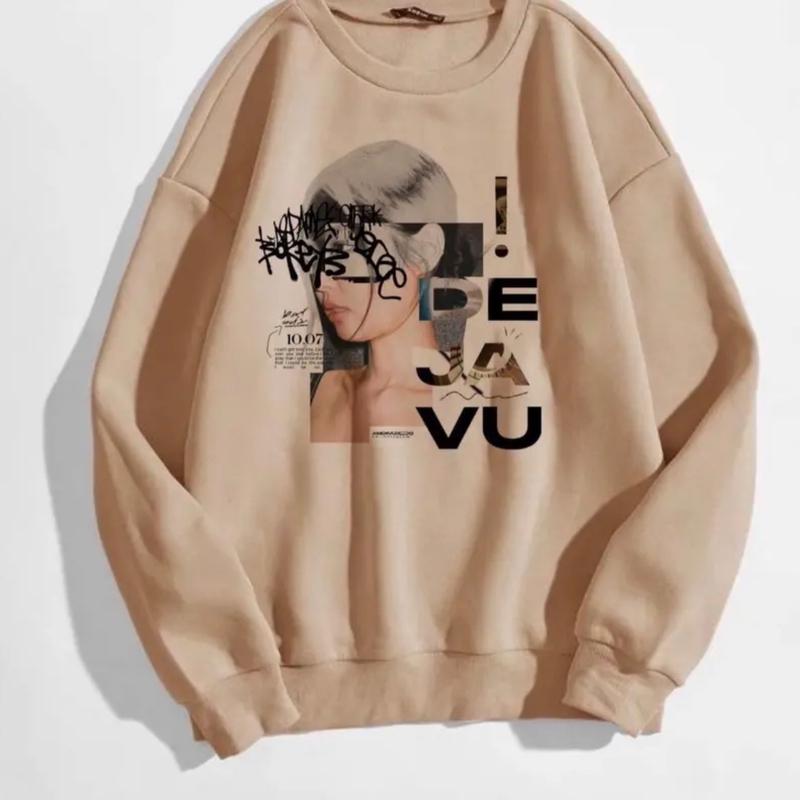 NEW PRINTS PULLOVER LONGSLEEVES ROUNDNECK AESTHETIC TREND COLORS ...