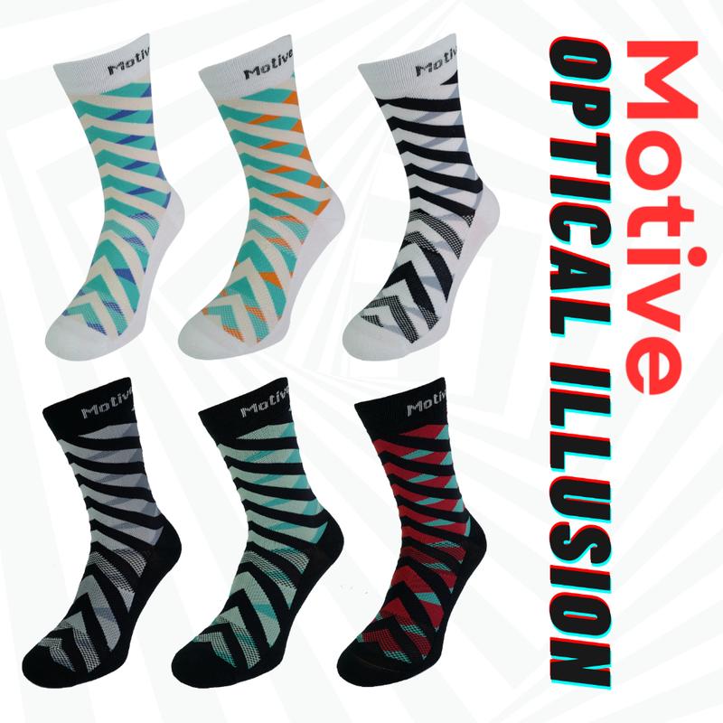 MOTIVE SOCK ถุงเท้าวิ่ง รุ่น ILLUSION⭐Sport Performance ระดับหน้าแข้ง - TikTok Shop Thailand