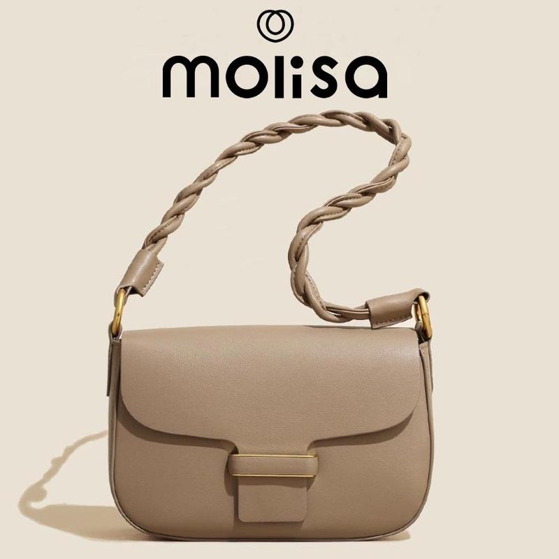 MOLISA Crossbody Shoulder Bag กระเป๋าหนัง กระเป๋าสะพาย LK6568 - TikTok Shop Thailand
