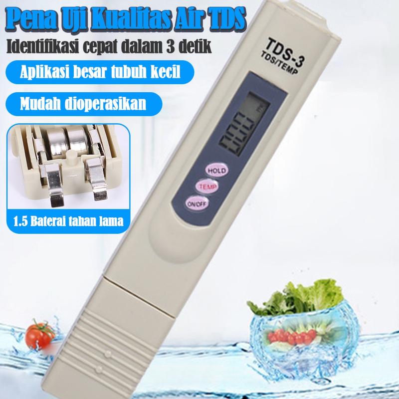 Penganalisis kualitas air TDS Pena uji air TDS-3 instrumen ...