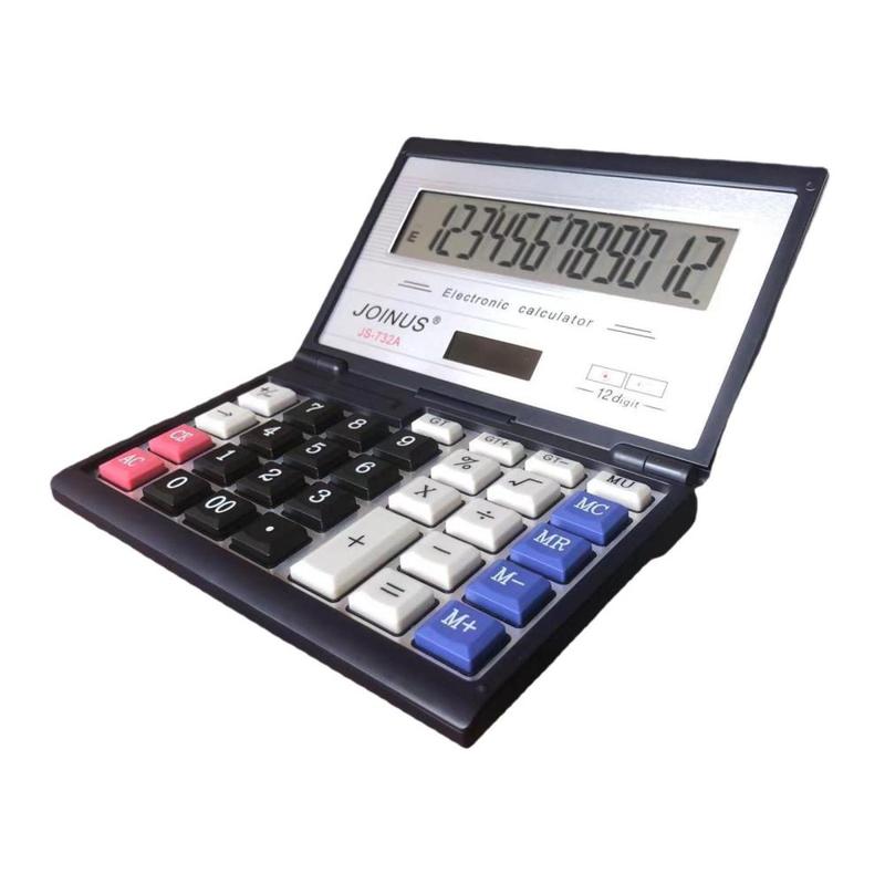 Folding Solar Calculator Easy to Read Flip Type Big Buttons Portable ...