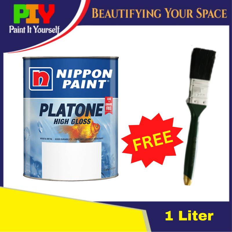 Nippon Paint Platone High Gloss / Cat Minyak Besi Kayu (free - TikTok ...