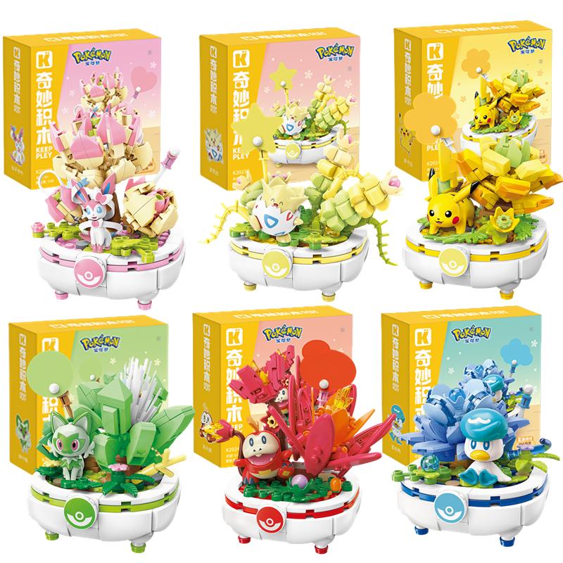 Keeppley Building Blocks Pokemon Toys Pikachu Sylveon Togepi - TikTok Shop