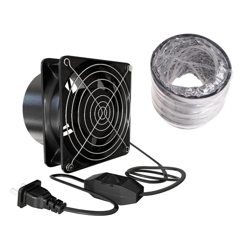 220V Ventilating Exhaust Extractor Fan with Duct Hose for Kitchen ...
