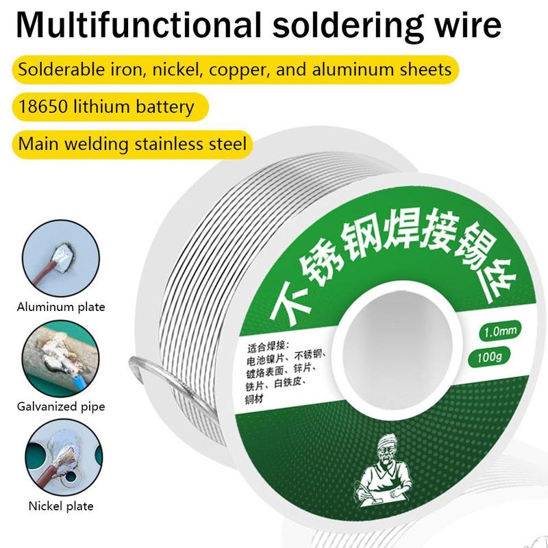 Solder Wire High Purity New Low-temperature Fire Welding Soldering ...