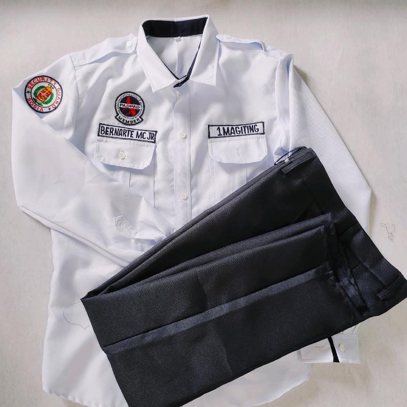 Security Guard Uniform Terno With Patches Included sosia,padpao,name ...