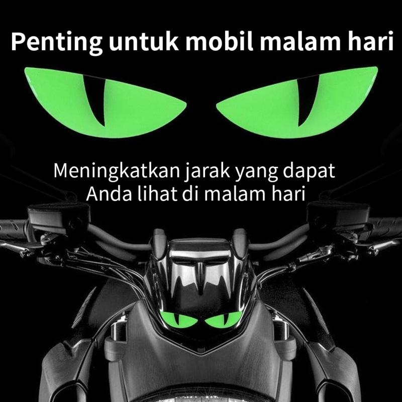 Stiker Mata Setan 3D Bercahaya – Stiker Mata Kucing untuk Mobil - Shop ...