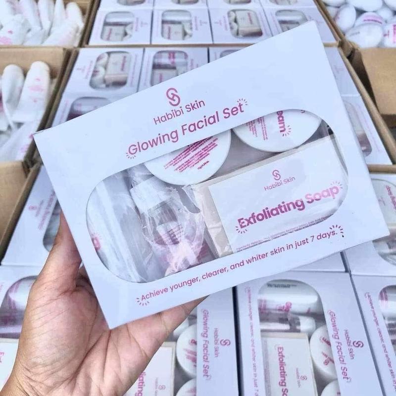 Habibi maintenance set Skincare Soap Smooth Honey Aloe Pimple - TikTok ...