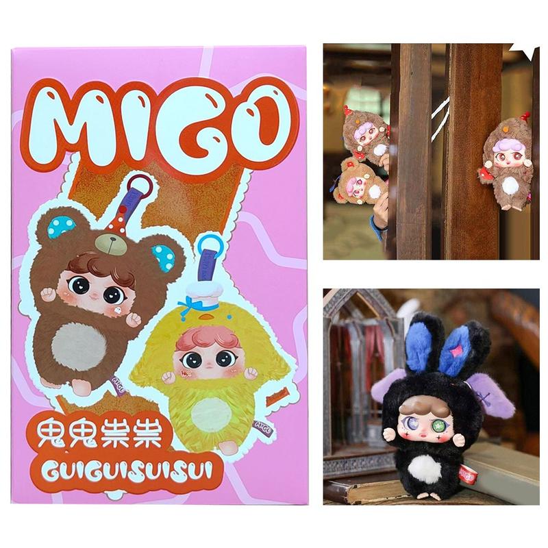 MIGO Sneaky Series Plush Blind Box Trendy Play Ornaments Pendants ...