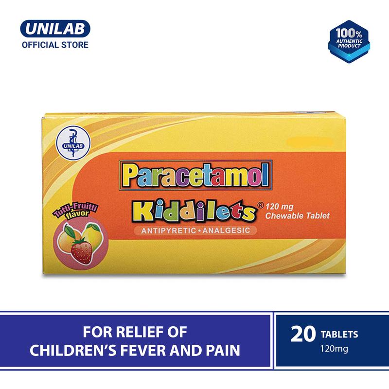 United Home Kiddilets Chewable Paracetamol 20 Tabs/Blister (For ...