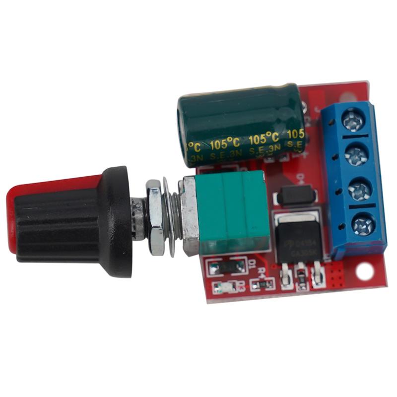 Modul Pengawal Kelajuan Motor DC, 5A PWM, Voltan Rendah 12V, - TikTok ...