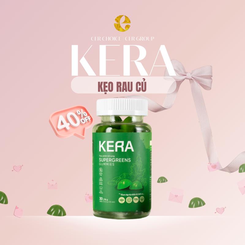 [Cer Choice] Hộp kẹo dẻo Kera 30 viên từ các loại rau củ quả - TikTok Shop Vietnam