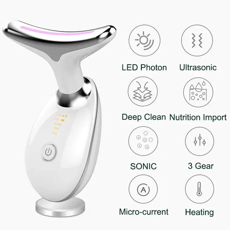 Face & Neck Skin Lifting Machine, 1 Piece Face Neck Beauty Device, Face ...