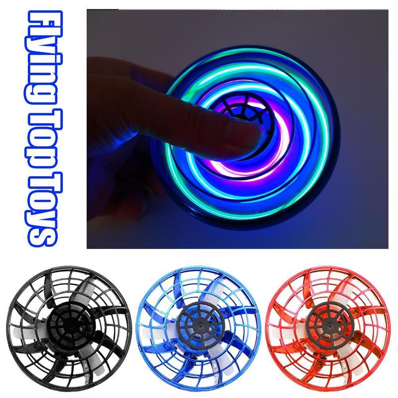 UFO Flying Drone Interactive LED Flying Toy With Anti Gravity Function ...