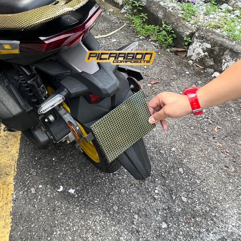 PiCarbon Full CF Papan Plate saiz motor Accessories Automotive - TikTok ...