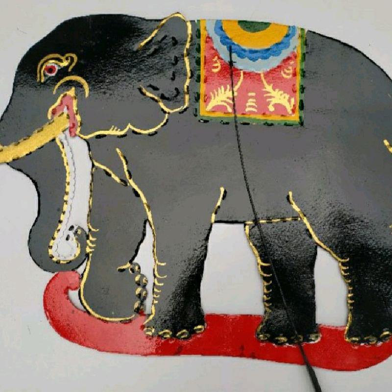 wayang kertas hewan binatang Gajah 50 cm - Shop | Tokopedia