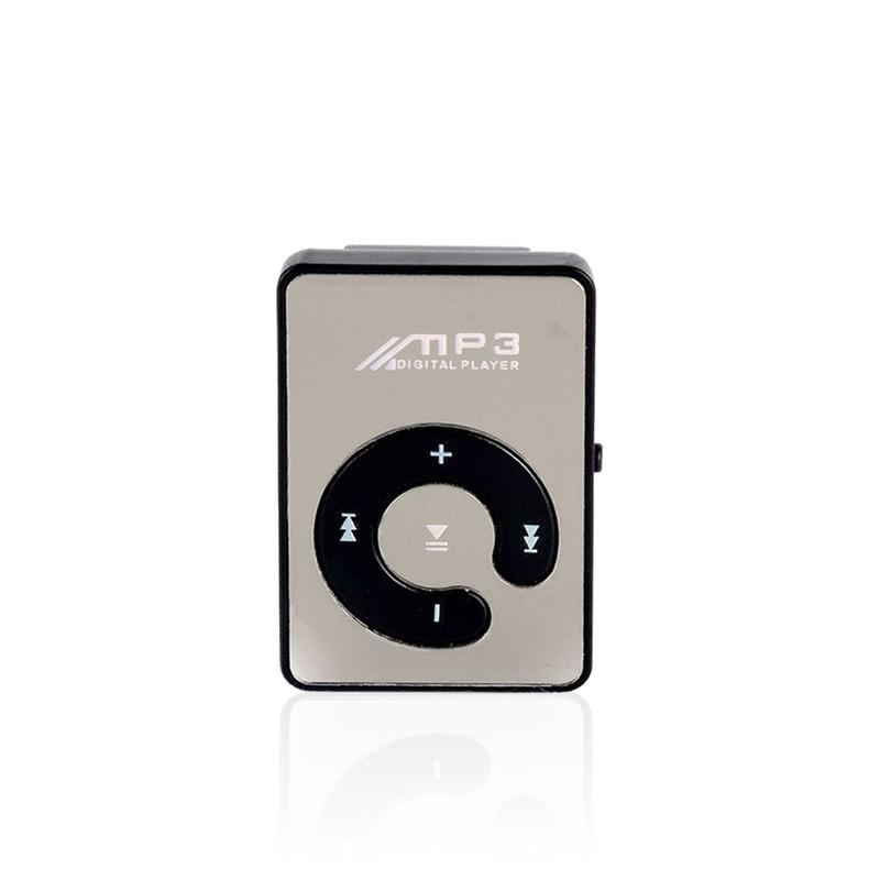 Pemain MP3 mini dengan permukaan cermin, peranti main balik muzik ...