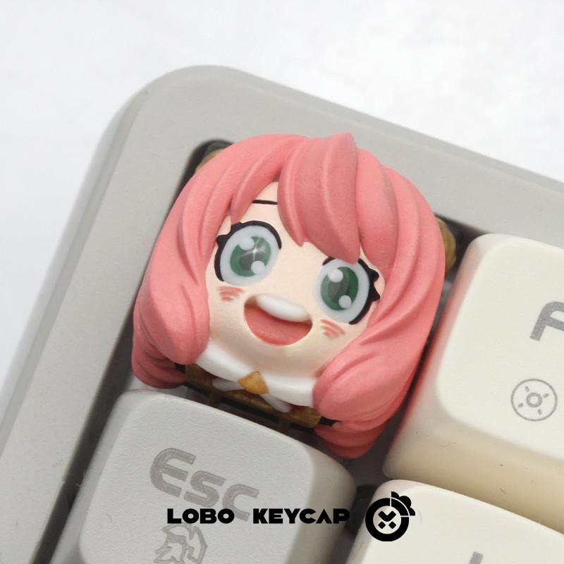 Anya Keycap 3D Creative Cute Cartoon MX Switch Mechanical Keyboard ...