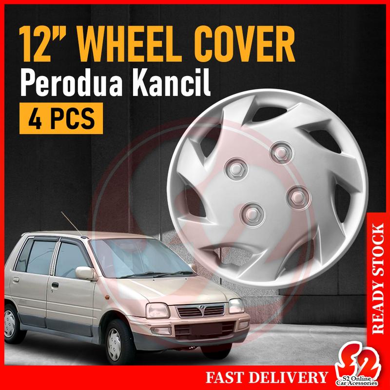 Universal 12" Perodua Kancil Silver Wheel Cover Universal Silver ...