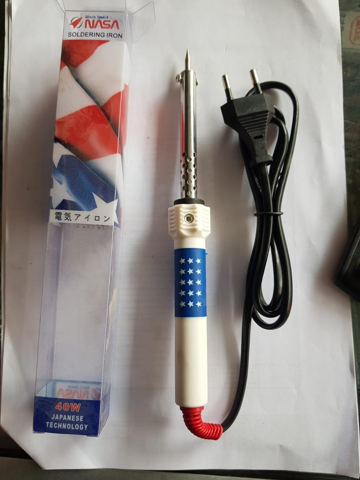 Jual Alat Solder Listrik Nasa 40 Watt Original - Soldering Iron Gagang ...
