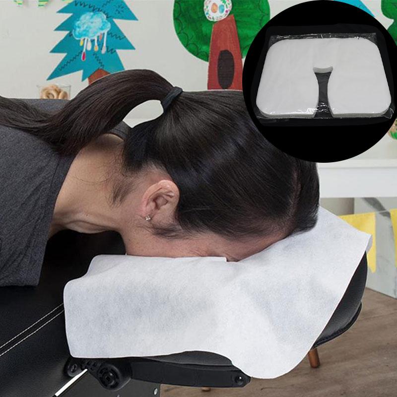 Disposable Non-Woven Headrest Pillow Paper Beauty Spa Salon Bed ...