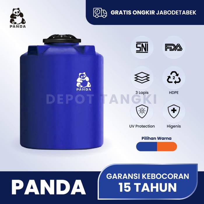 Jual PROMO DISKON Tangki Air Toren Air Tandon Air Panda 500 liter, 650 ...