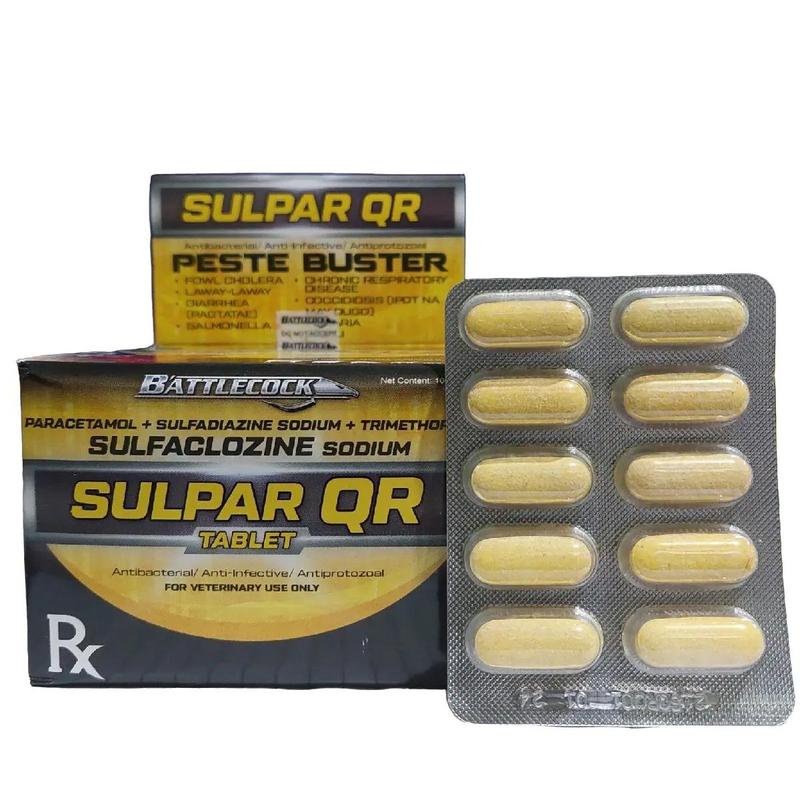 SULPAR QR Tablet for Gamefowl (10 Tablets) - Effective Treatment ...