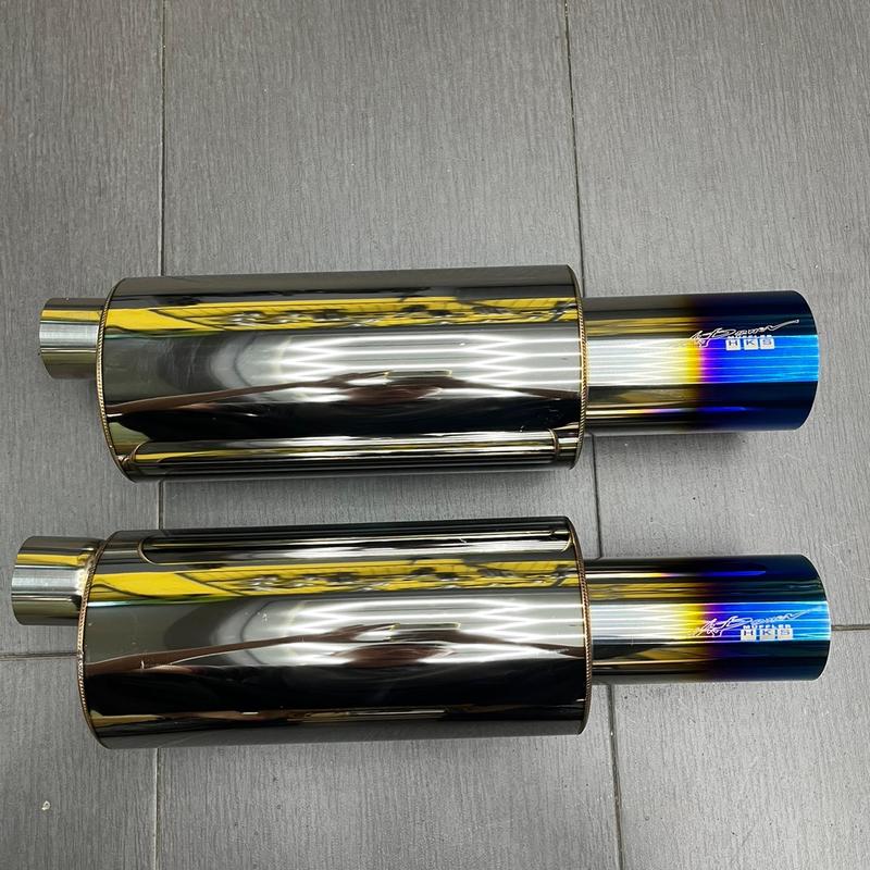 HKS POWER Sport S Flow Muffler Titanium Color Tip Stainless Steel ...