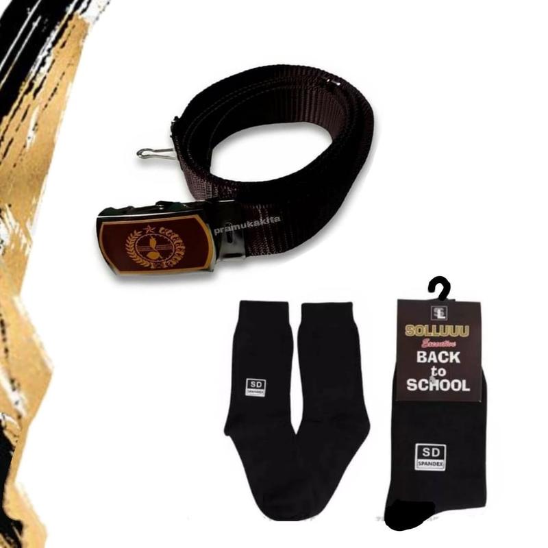 Gesper dan Kaos Kaki Hitam Pramuka SD - Shop | Tokopedia