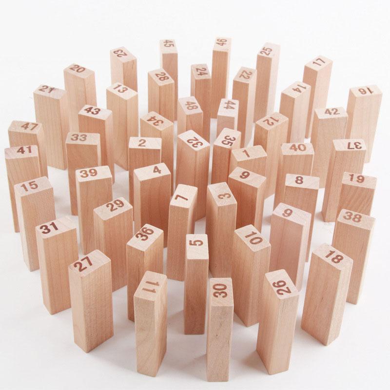 Creative Novel Wooden Digital Building Block Brain Game Toy Fashion ...