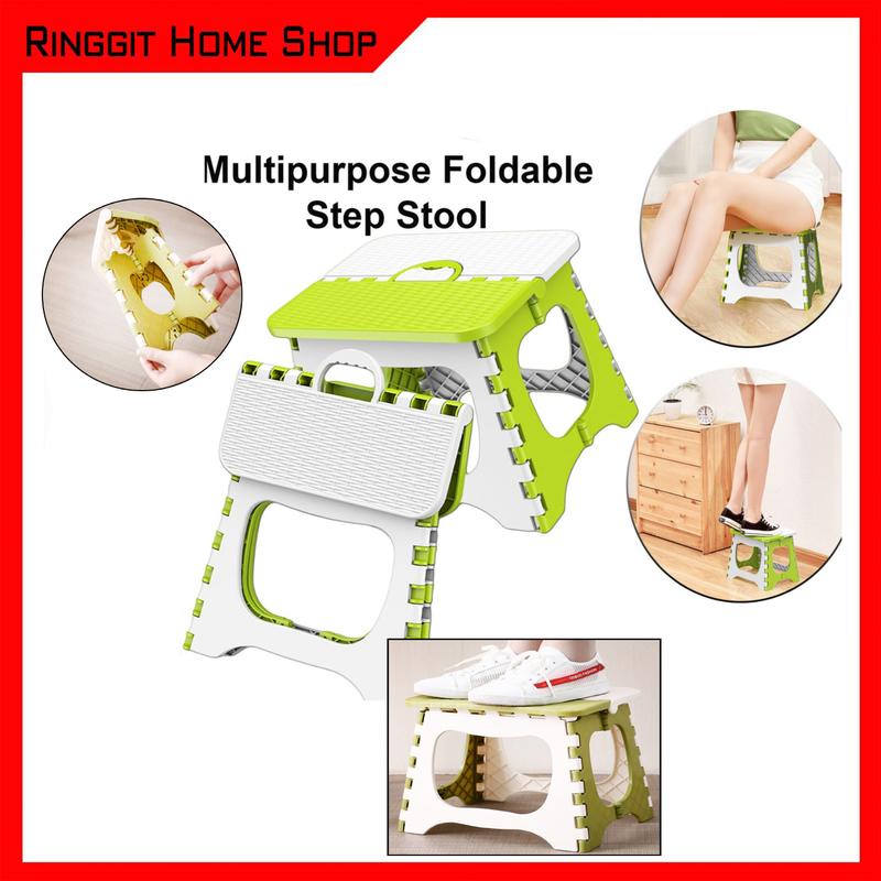 Folding Step Chair Stool Foldable Plastic Portable Small Bench - TikTok ...