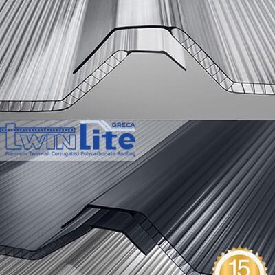 Atap poly Gelombang TWINLITE GRECA Transparan ORIGINAL dan Bergaransi ...