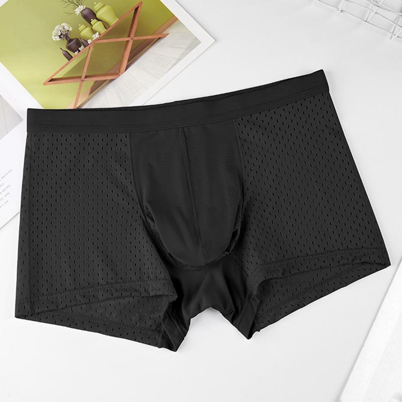 Karmartis Ice Silk Men Boxers Men Slim Fit Boxers Men's Seamless ...